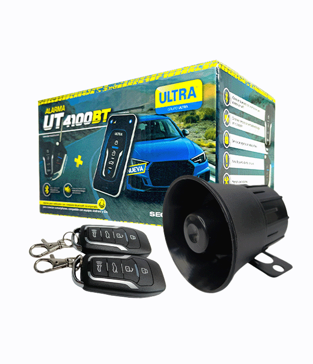 Sistema de alarma ultra UT4100-BT para vehículo - AutoFaro